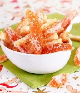 Fruta escarchada o confitada, ¡golosinas naturales!